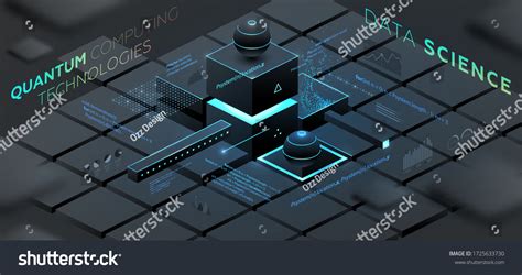 Artificial Intelligence Robotic Quantum Computing Processor Stock Vector Royalty Free