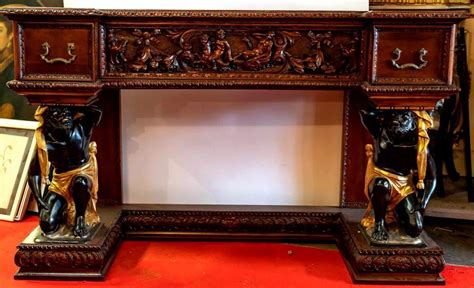 Proantic Console Table Venetian Taste 19th Century Antiquity