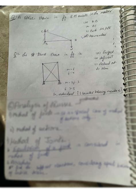 Solution Structural Analysis Of Determinate And Indeterminate
