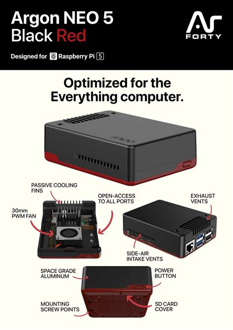 argon neo 5 case for raspberry pi 5