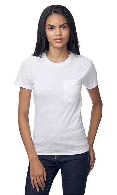Unisex Organic Short Sleeve Pocket Tee Royal Wholesale