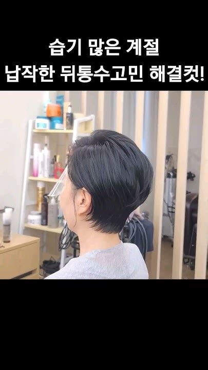 머리에 땀이 많이나서 금방 쳐지는데 손질한 볼륨이 오래갔으면 좋겠어요 Shorts 리프컷 짧은머리 중년머리 볼륨컷 개포동미용실 뿌리볼륨마법사휘향 Youtube