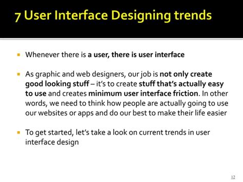 user interface analysis and design pptx