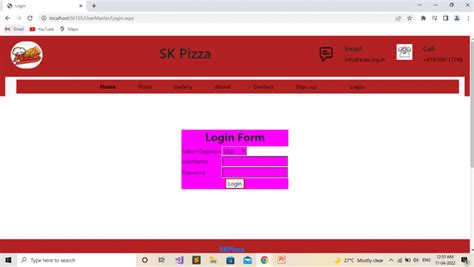 Online Pizza Ordering System Project In Asp Net With Source Code And
