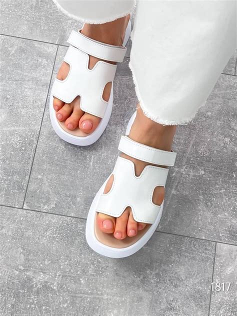 Шльопанці в стилі Hermes — ціна 1300 грн у каталозі Шльопанці Купити жіночі речі за доступною