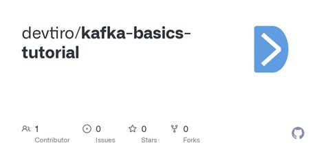 GitHub Devtiro Kafka Basics Tutorial
