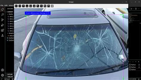 Car Damage Detection Using Python, YOLOv8, and OpenCV