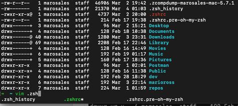 Oh My Zsh Why Suddenly My Zshrc File Color Is Different From Other
