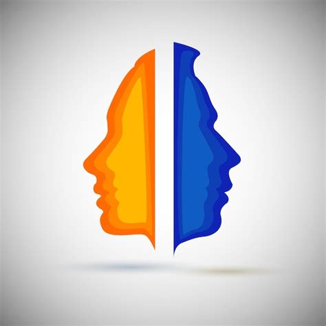 Premium Vector The Concept Of Male And Female Psychology Icons