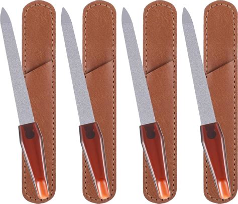 Metal Nail Files For Natural Nails 6 Pack Diamond Nail