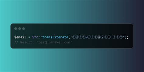 Convert Special Characters To Ascii With Laravels Strtransliterate Method Laravel News