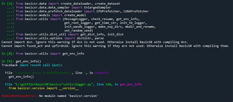 Can T Find Basicsr Version Issue Xpixelgroup Basicsr Github