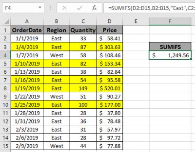 How To Sum With Or More Criteria