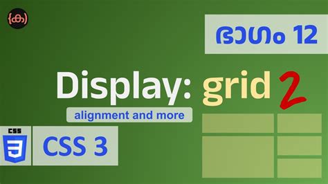 CSS Grid Align And More Display Code Malayalam YouTube
