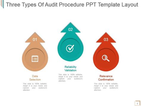 Three Types Of Audit Procedure Ppt Template Layout PowerPoint Slide Presentation Sample