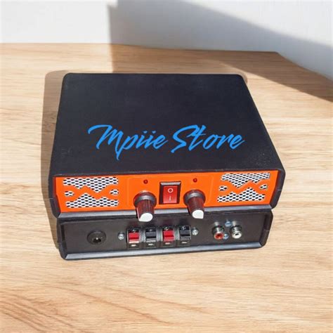 Power Amplifer Mini Stereo Built Up Model 2x30watt Rca Input Read