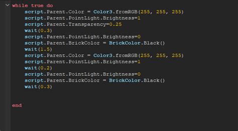 Help With Union Color Changing Script Scripting Support Developer