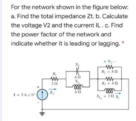Solved For The Network Shown In The Figure Below A Find Chegg
