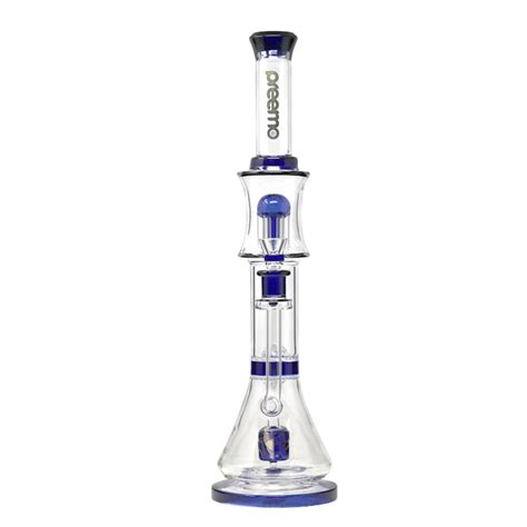 Preemo Glass 19 18mm Triple Perc Bong Mary Janes Headquarters