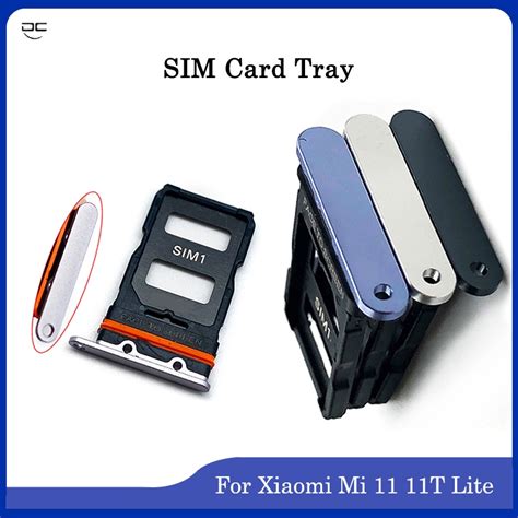 Sim Card Tray Holder For Xiaomi Mi Lite Pro T Mi Mi Replacement Parts Shopee