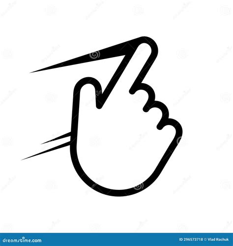 Swipe Up Icon Buttons Social Media Symbol Sign Web Arrows Vector