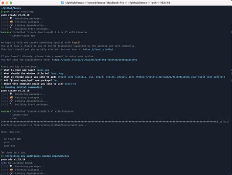 【03】tauri 入门篇 创建项目 · Lencx Tauri Tutorial · Discussion 5 · Github