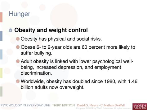 Ppt Motivation And Emotion Motivational Concepts Hunger The Need To Belong Powerpoint