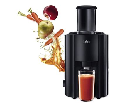 Braun J300 Multiquick Juicer Blender Juicer 800W 2 Speed 1.25L Black