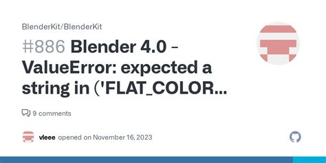 Blender ValueError Expected A String In FLAT COLOR IMAGE UNIFORM COLOR
