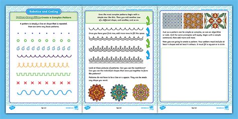 Grade Robotics And Coding Complex Patterns Twinkl
