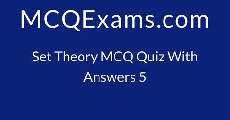 Mcq Questions For Class 11 Commerce Applied Mathematics Set Theory Quiz