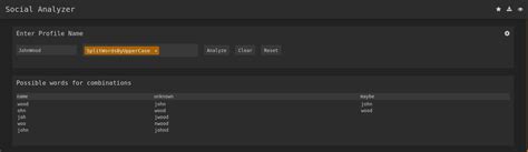 Web App Qeeqbox Social Analyzer Wiki GitHub