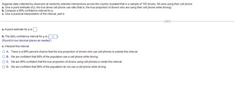 solved suppose data collected by observers at randomly
