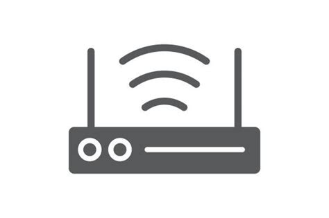 Wifi Router Glyph Icon Graphic By Fox Design · Creative Fabrica