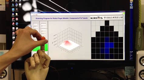 Kriss Robot Fingertip Module For Tactile Sensing Touch Location And Pressure Youtube