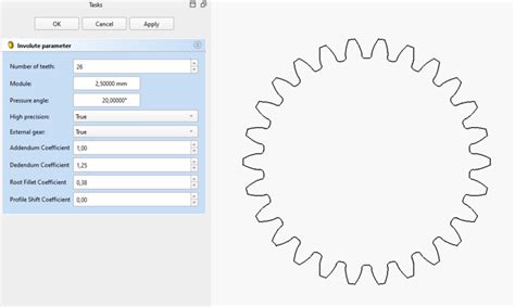 File Partdesign Involute Gear 01 Png Freecad Documentation