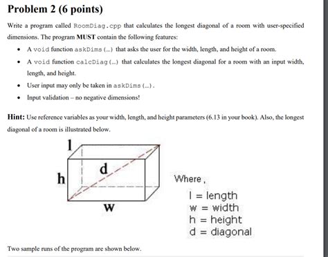 solved problem 1 6 points write a program called