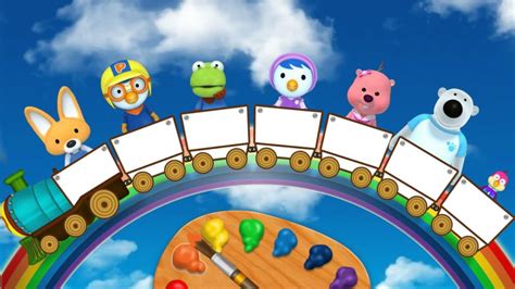 뽀로로 와 친구들 색깔기차 놀이 출발 Youtube