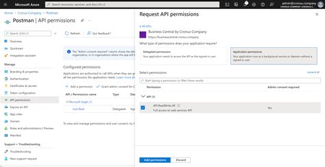Configuring Business Central For Azure Active Directory Authentication And Oauth 2 Kauffmann