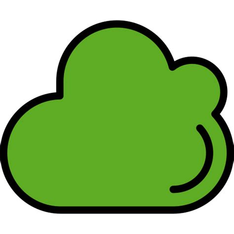 Cloud Computing Generic Outline Color Icon