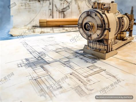 Ai创作图设计工程 工程画 工程图 工程制图 工程绘制 工业绘图 工程制作 工程建模 工程图案 美丽的蓝图 工程素材 技术图纸 施工图 施工图