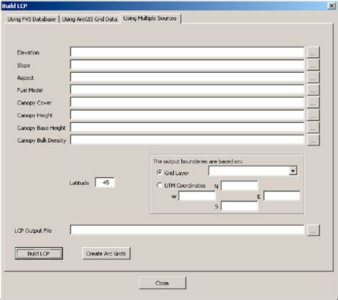 Using Multiple Sources Tab Within The Build Flammap Landscape Form