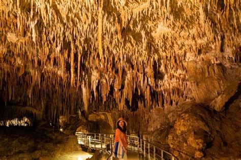 Premium Photo Woman Exploring Cave