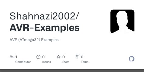 GitHub Shahnazi2002 AVR Examples AVR ATmega32 Examples