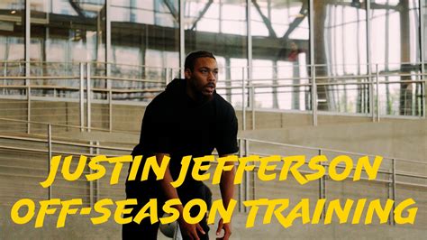 Nfl Wr Justin Jefferson Off Season Training With Jerry Sullivan Youtube