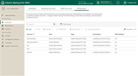 step 1 launch add account wizard veeam backup for aws guide