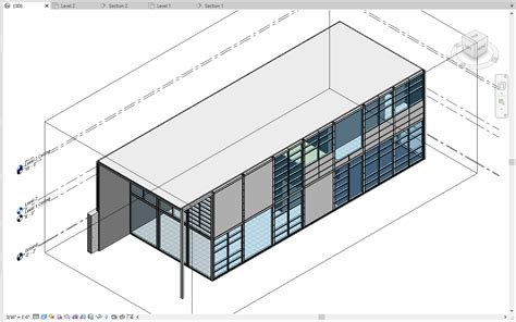 floor thickness between levels revit