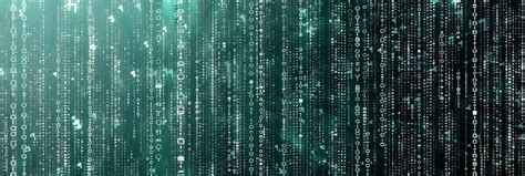 Matrix Background Running Binary Code On White Background Falling
