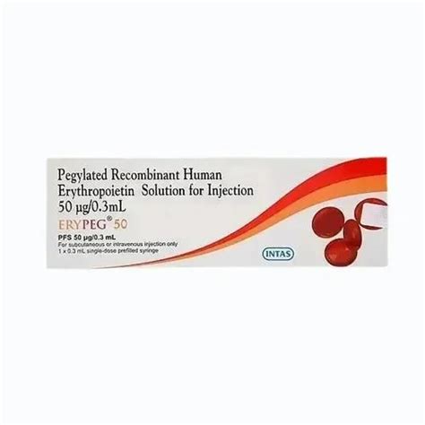 Erypeg 50 Injection 4000 Iu Prescription At ₹ 2480 Piece In Chennai