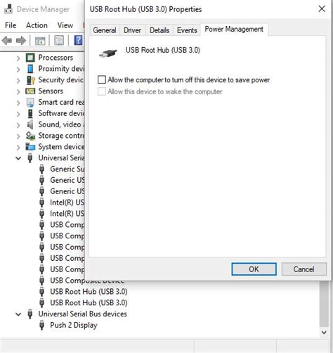 Push Display Issues Due To USB Port Power Saving Windows Ableton